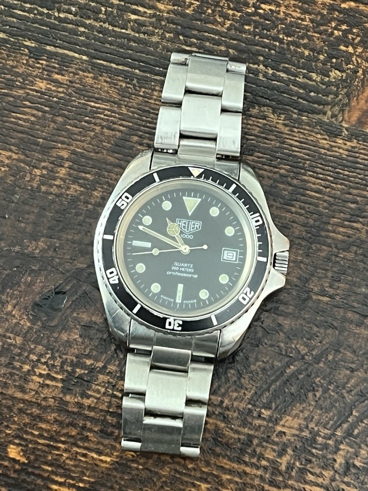 Heuer Diver Watch 45mm Professional 1000 Monnin 200M Pre TAG | eBay