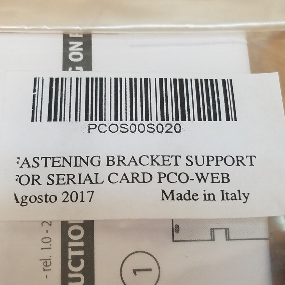 Carel PCOS00S020 Fastening Bracket Support For Serial Card PCO-WEB ...