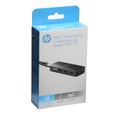 NEW HP USB-C Travel Hub G2 VGA HDMI - 235N8AA | eBay