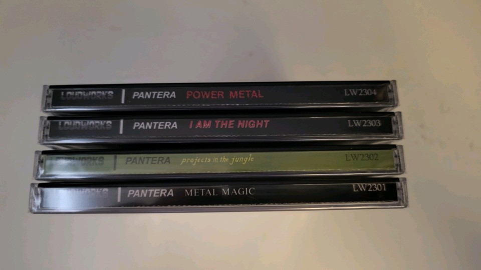 Pantera - 4CD - Metal Magic - Projects Jungle - I Am The Night - Power ...