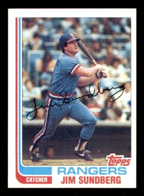 1982 Topps Baseball #335 Jim Sundberg EX/MT or Better *bb1 | eBay