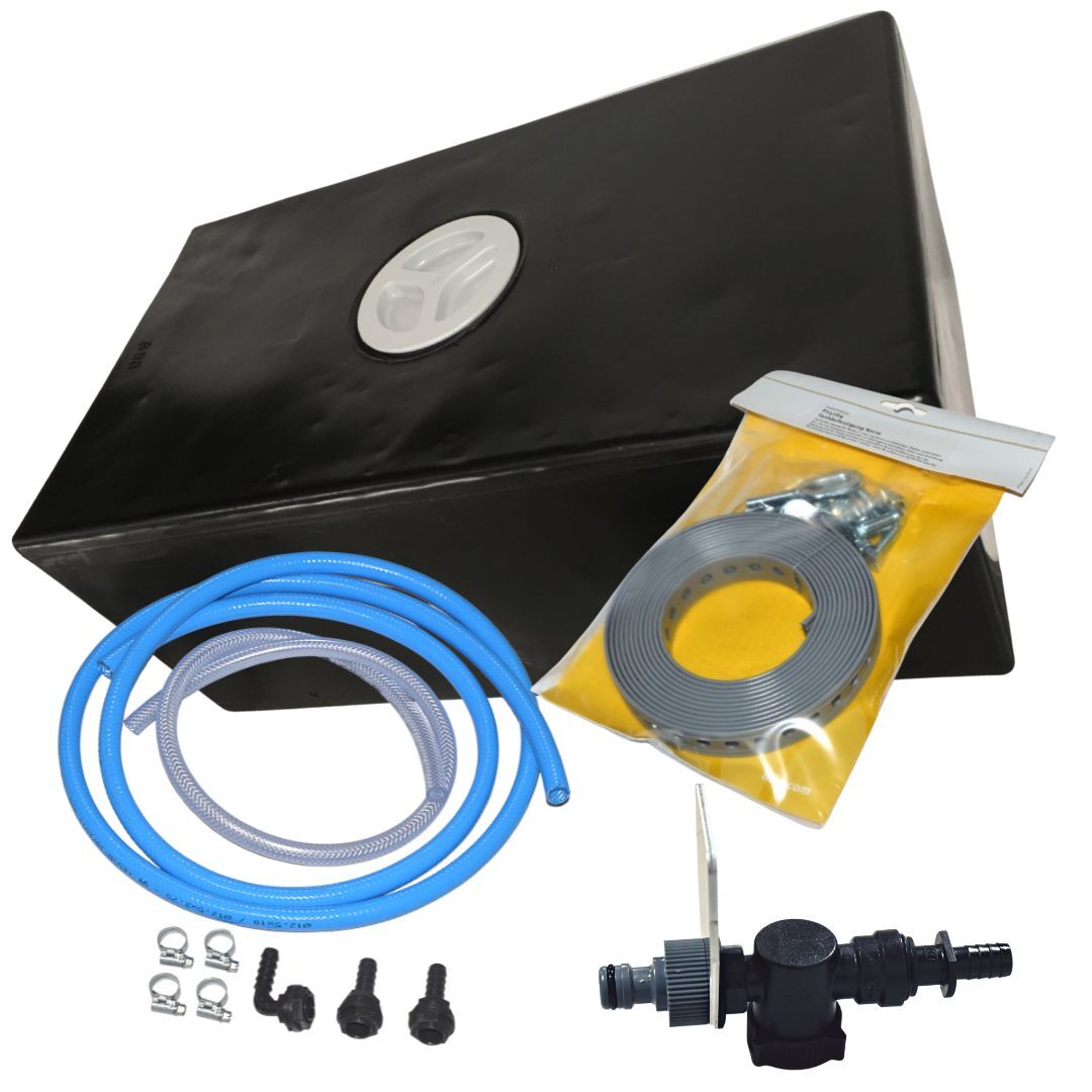 100L Underslung Camper Fresh Water Tank Kit with Backfill system ...