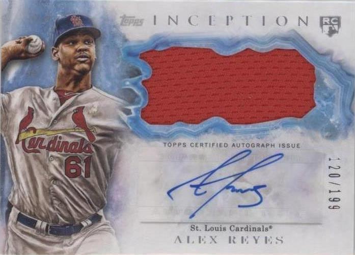 2017 Topps Inception - Inception Autograph Patch Alex Reyes #IAP-ARE ...
