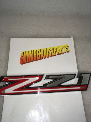 2019-2020 SILVERADO DRIVERS FENDER "Z71" EMBLEM NEW GM # 84632694 | eBay
