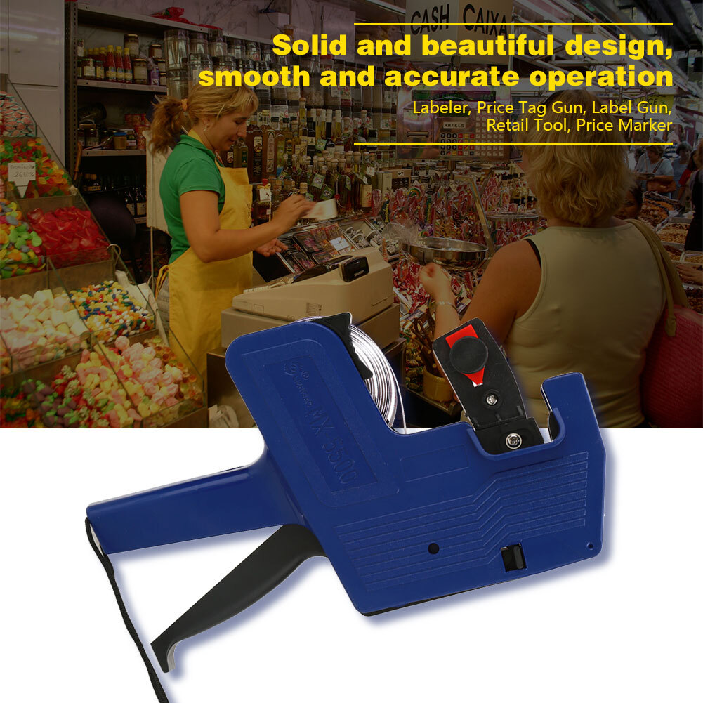 MX-5500 Labeler 8 Digits Price Tag Sticker Gun Retail Tool Include ...