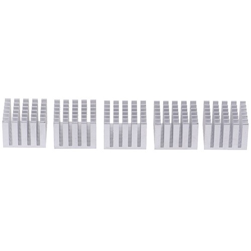 5Pcs 20x20x15mm Cooling Accessories DIY Heatsink CPU GPU Chip Aluminum ...