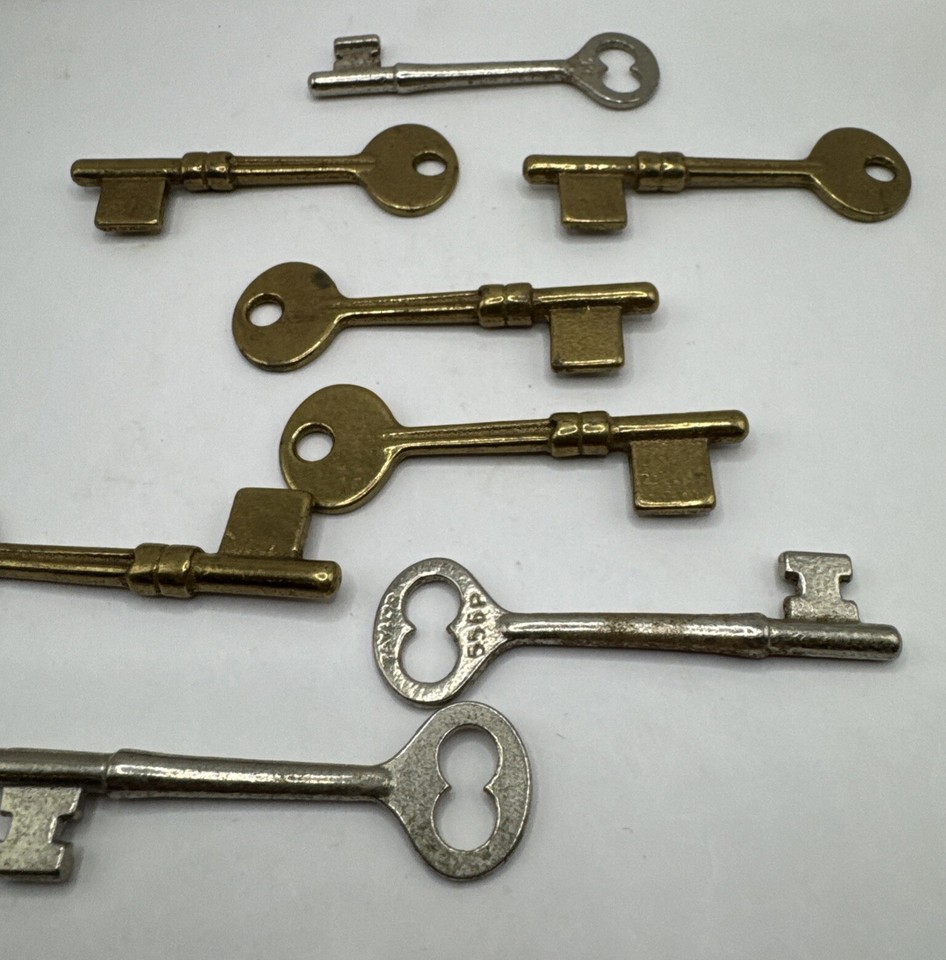 Authentic Vintage/Antique Skeleton Key Lot | eBay
