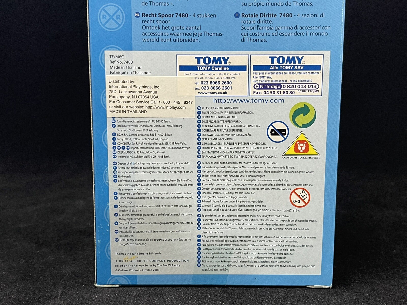 Trackmaster Motor Road & Rail System “Straight Rails” 2003 Rare NIB ...