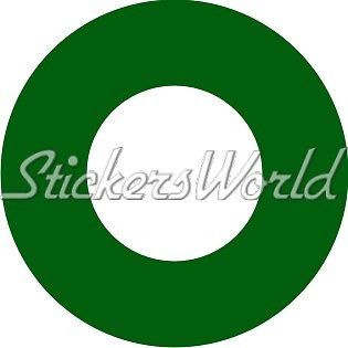 PAKISTAN Pakistani AirForce PAF Aircraft Roundel Vinyl Decal Sticker, 4 ...