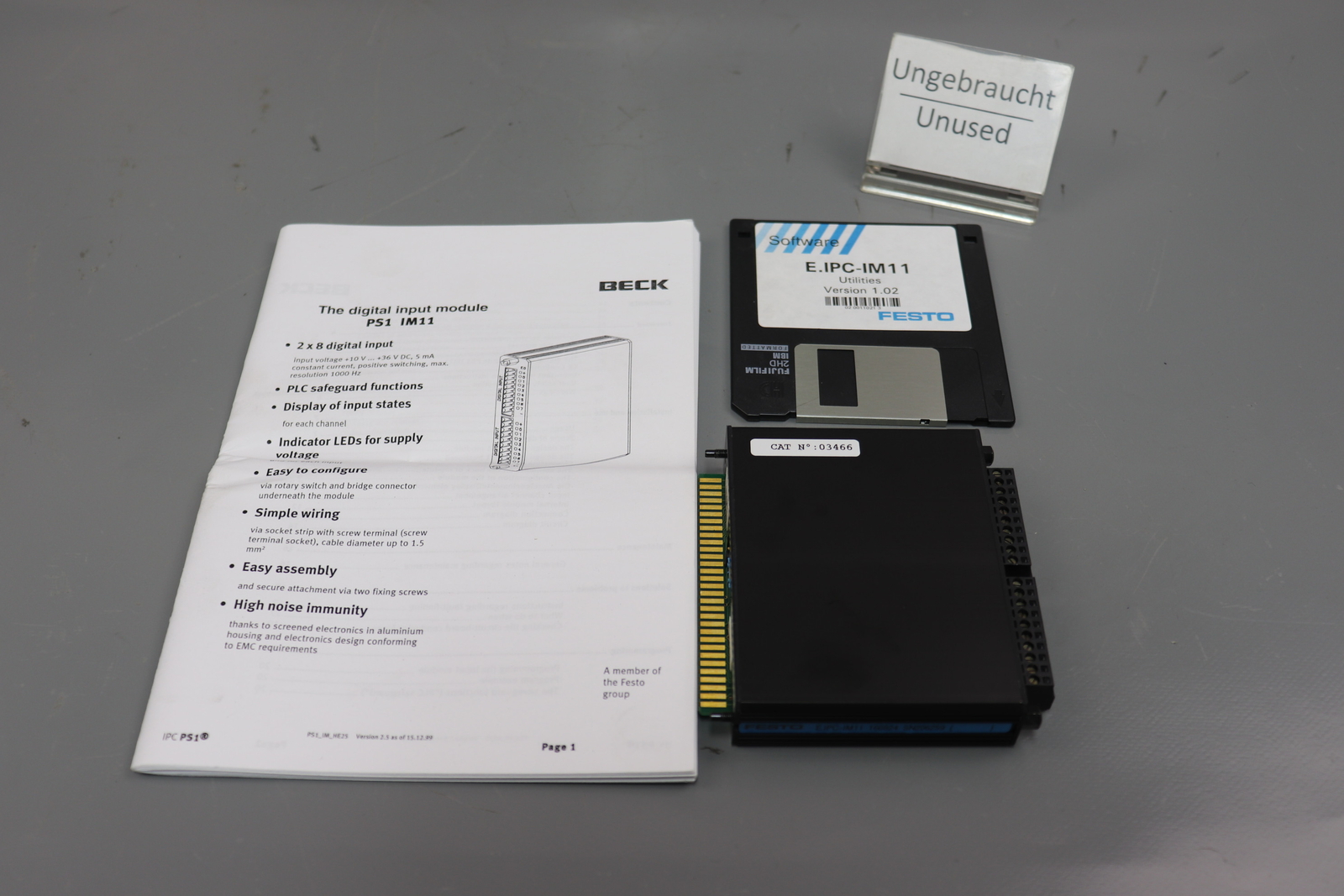 Festo Im11-h03-p07 E.Ipc-im11 160824 SN206259 Beck PS1 IM11 Digitale ...