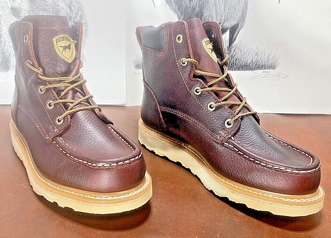 Irish Setter - 83605, 6" Ashby Soft Toe, Full Grain Leather Work Boots ...