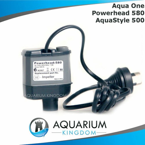 10994 Aqua One Powerhead 580 for AquaStart 500 - Filter Pump 550L/H ...