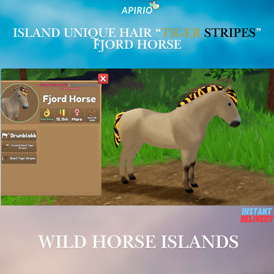 Wild Horse Islands 🐅IUH Tiger Stripes Fjord Horse🐅 INSTANT DELIVERY! | eBay