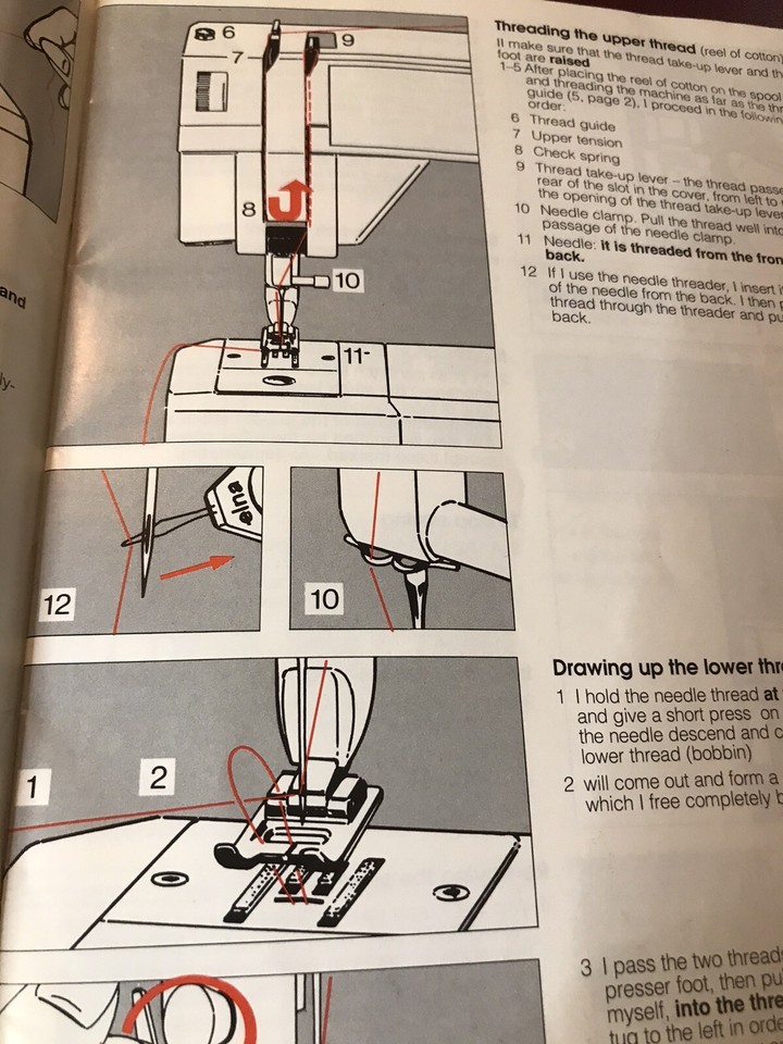 Elna 900 800 DIVA Sewing machine instruction manual | eBay