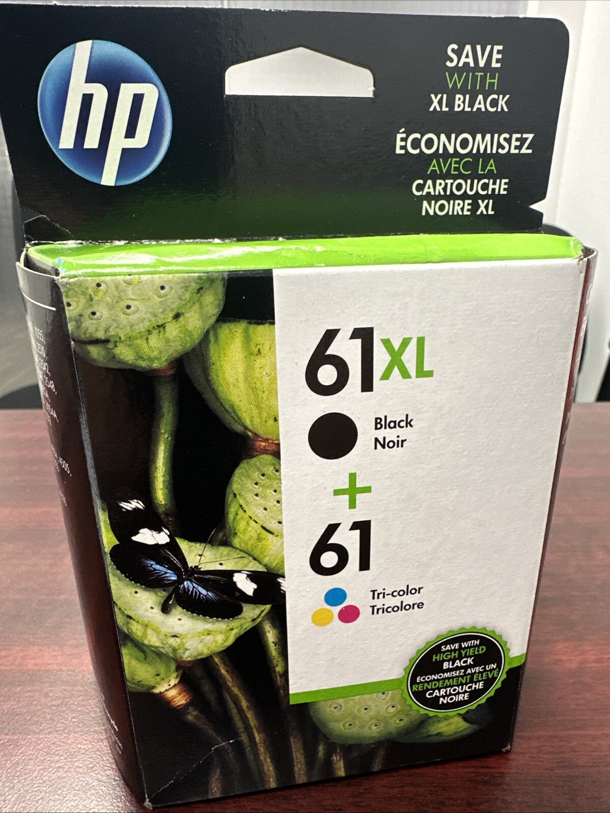 GENUINE HP 61XL BLACK 61 COLOR INK CZ138FN FACTORY SEALED BOXES | eBay