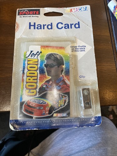 Nascar Driver Hard Card Jeff Gordon 1998 Wincraft Racing Sealed ...