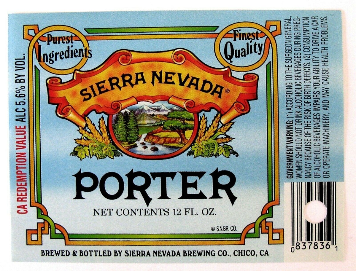 Sierra Nevada Beer Logo Sierra Nevada Pale Ale Can * Sierra Nevada