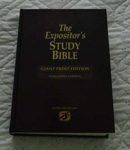 The Expositor's Study Bible Giant Print Edition KJV Jimmy Swaggart 2010 ...