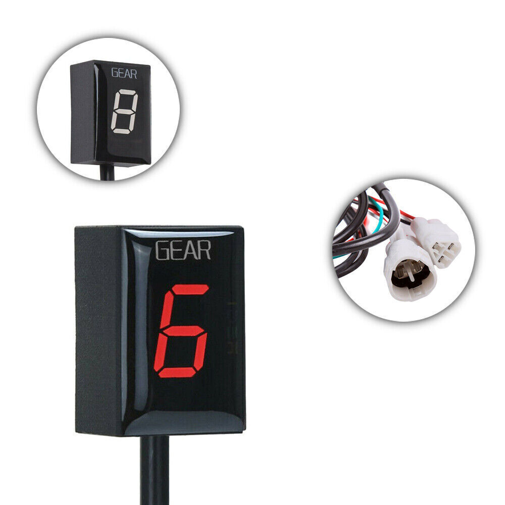GEAR DISPLAY RED LED DIGITAL DISPLAY INDICATOR Fit FOR YAMAHA YZF-R6 ...