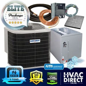 2 Ton 14 SEER AirQuest-Heil by Carrier AC+Coil System, Line Set Install ...