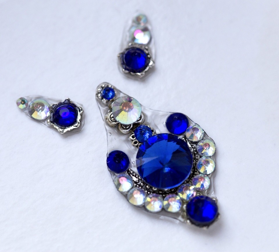 Tribal Bindi Hyacinth Macaw ATS Tribal Fusion FCBD Style Bellydance ...