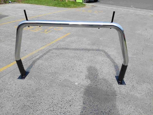 Universal Stainless Steel Adjustable Ute TRAY Ladder Rack Rollbar H ...