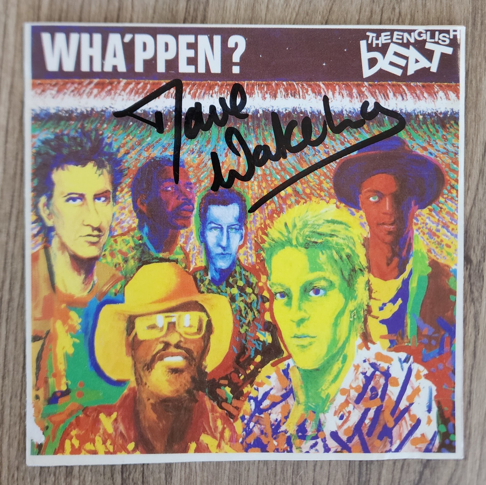 Dave Wakeling Signed The English Beat - Wha'ppen? CD Booklet LEGEND RAD ...