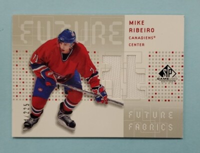 2002/03 SP Game Used Mike Ribeiro Future Fabrics Jersey Relic #FF-RI ...