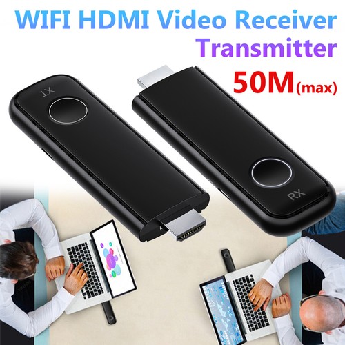 5Ghz WiFi Wireless HDMI Video Transmitter Receiver Dongle Extender DVD ...