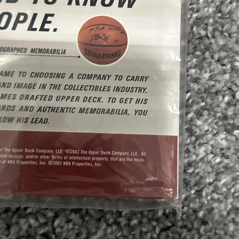 03-04 Upper Deck Magazine LeBron James Exclusive 9 Card Sheet LeBron ...