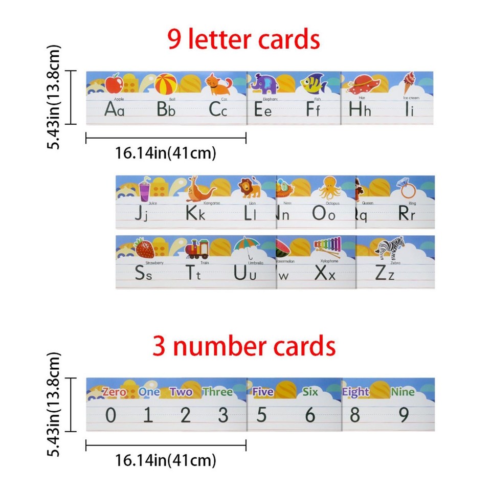 Numbers Bulletin Board 0-10 Bulletin Board Alphabet Number | eBay UK