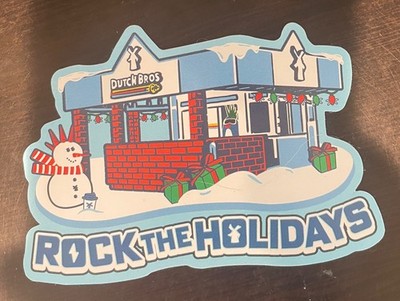 Dutch Bros Rock The Holidays Sticker Drop for 12/17/2025 | eBay