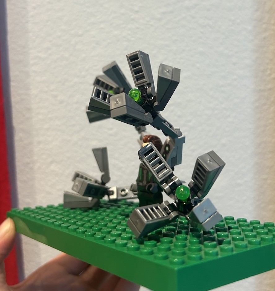 Lego Dr. Octopus Minifigure w/ Mech Arms Otto Octavius / Doc Ock 76174 ...