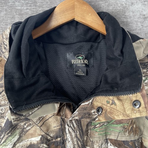 Red Head Real Tree Camouflage Field Jacket Men’s XL Hooded Full Zip ...