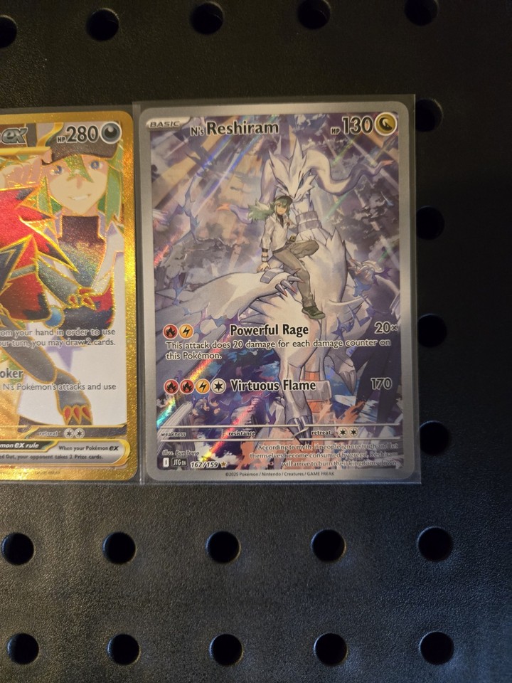 POKEMON TCG N's COLLECTION - Ns RESHIRAM IR + Ns ZOROARK HYPER RARE ...