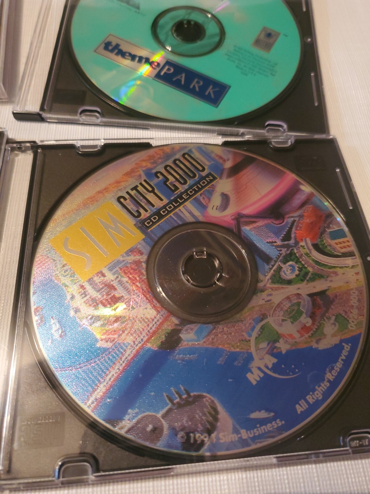 Sim Copter, Sim City 3000, Sim City 2000 And Theme Park PC CD's Games | eBay