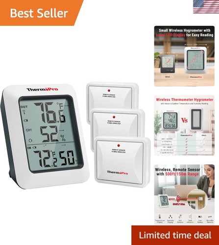 Indoor/Outdoor Hygrometer with Long Range & High Accuracy – Baby Room ...