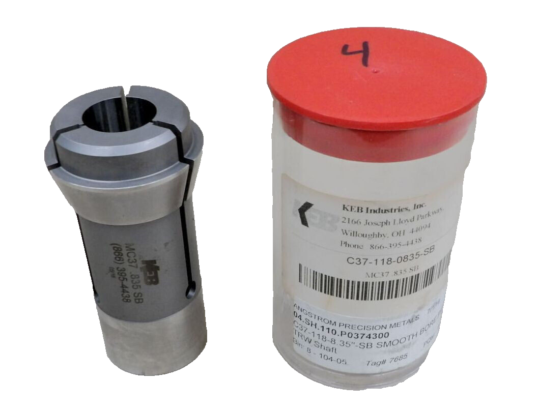 KEB main collet 0.835" round smooth mc35-118-835 (tube 4) | eBay