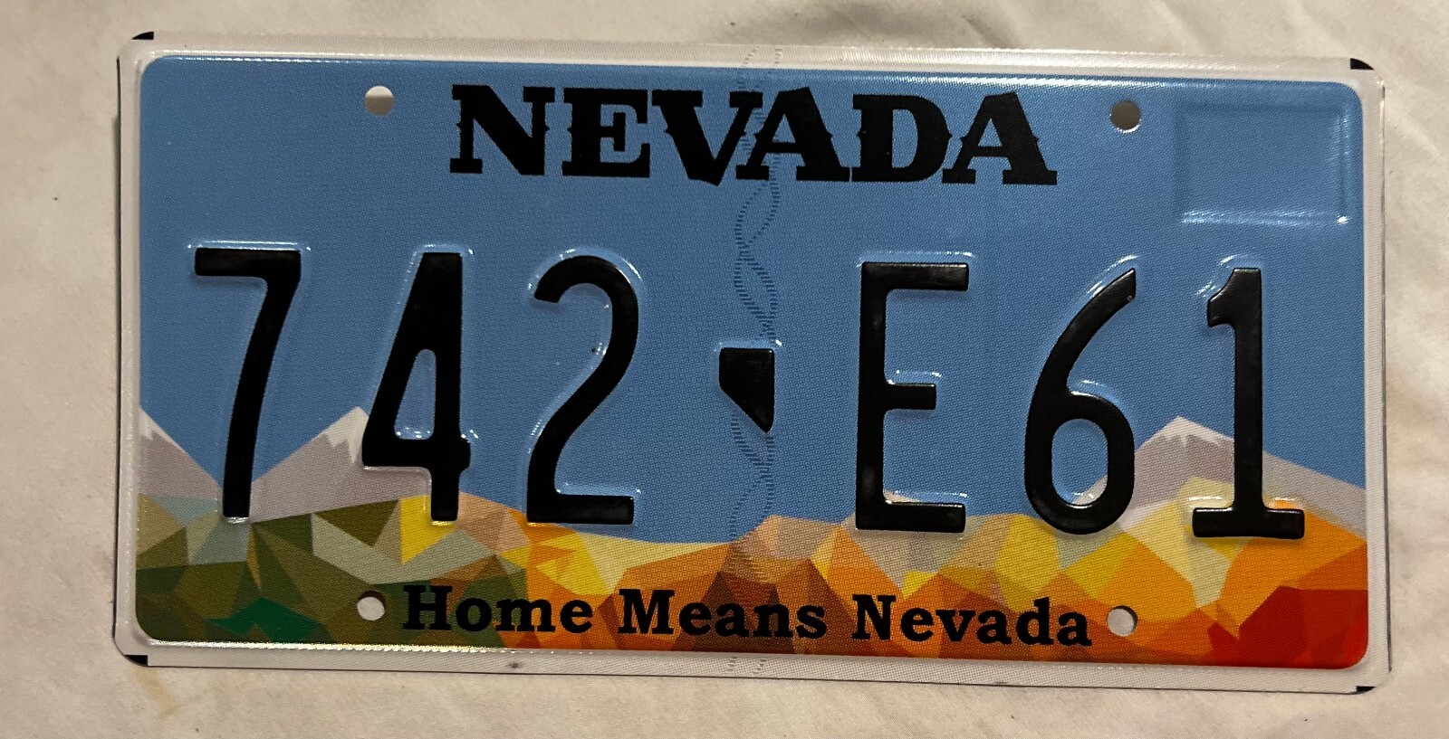 LICENSE PLATES NEVADA 742 E61 | eBay