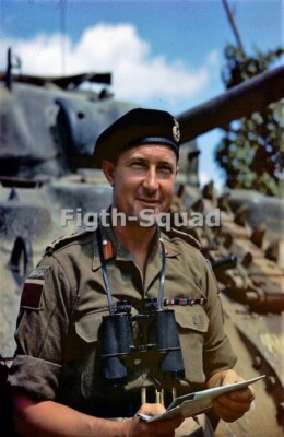 WW2 Picture Photo Canadian Major General Hoffmeister Com. Canadian Army ...