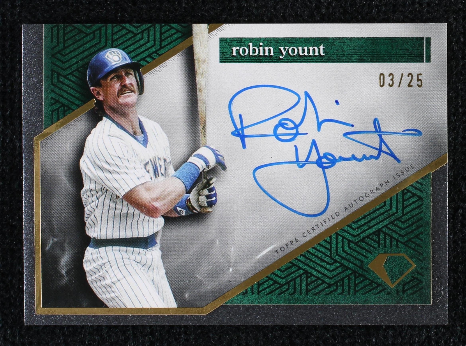 2024 Topps Diamond Icons - Autographs #AC-RY Robin Yount /25 (AU) for ...