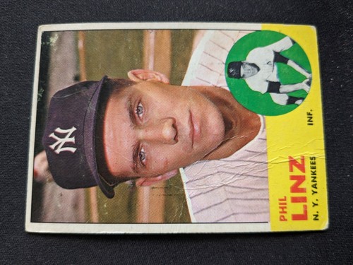 1963 Topps Baseball Card # 264 Phil Linz - New York Yankees (GD) | eBay