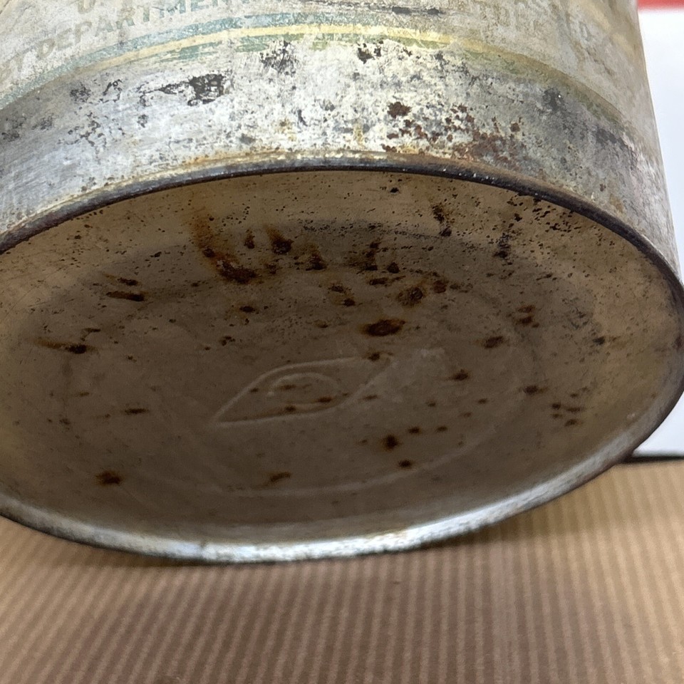 Pure Leaf Lard advertising tin PAIL can bucket John P Squire Boston ...