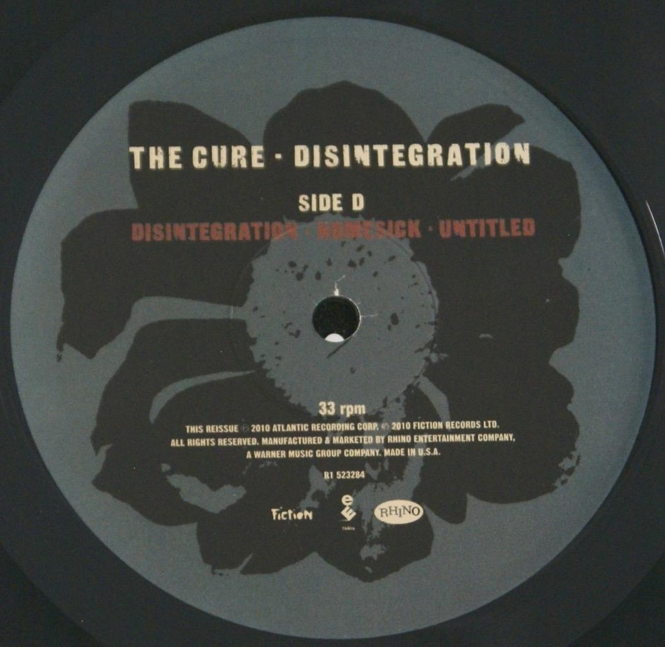 THE CURE - DISINTEGRATION - ROCK VINYL LP | eBay