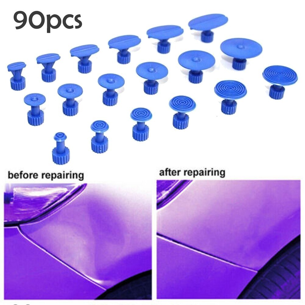 Pulling Tabs Paintless 90pcs Blue Tool Lifter Plastic Puller Tabs Ding ...