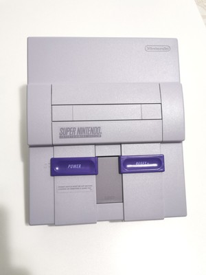 SUPER NINTENDO SNES GRAY CONSOLE, EXCELLENT CONDITION, PLEASE SEE ALL ...