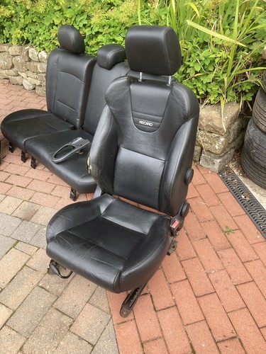 2002 MK1 FORD FOCUS ST RS FULL BLACK RECARO HEATED LEATHER INTERIOR ...