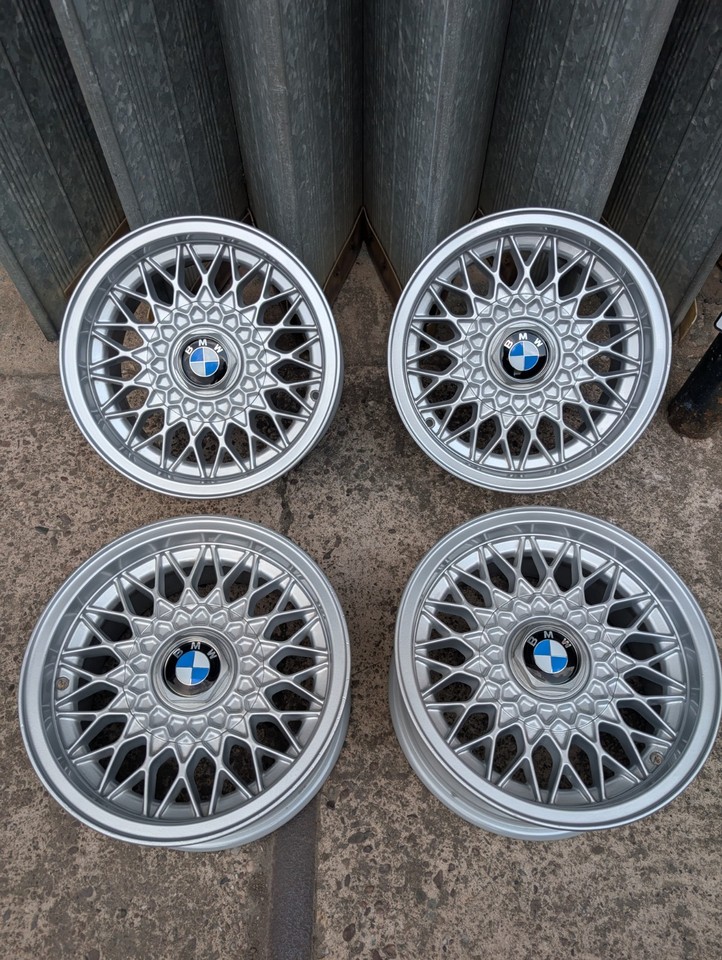Genuine Classic BMW BBS RZ Alloy Wheels E28 E24 E9 E3 Not RS Alpina ...