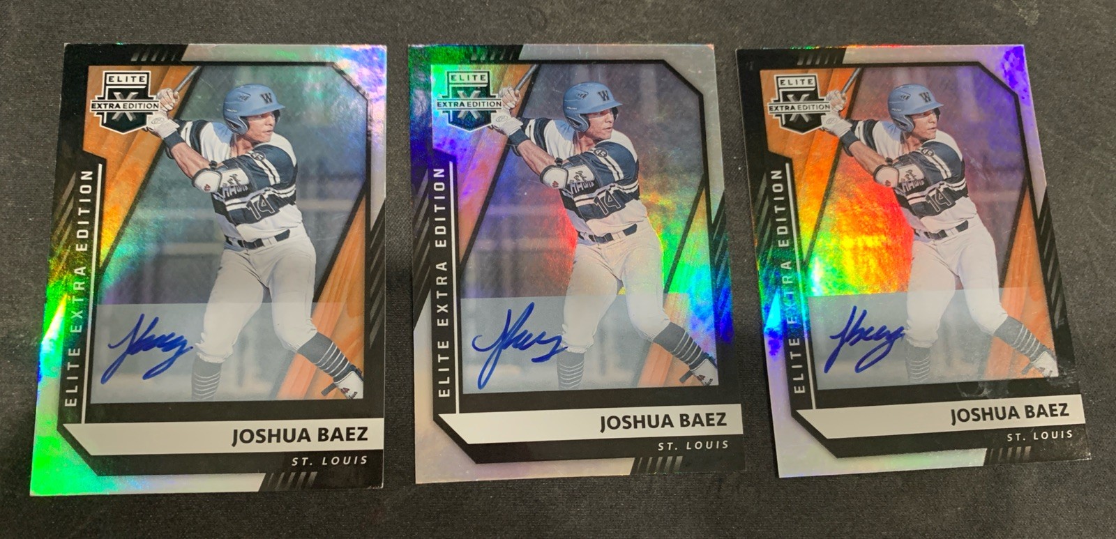 Joshua Baez 2021 Panini Elite Extra Edition - J54 Signatures Lot (3 ...