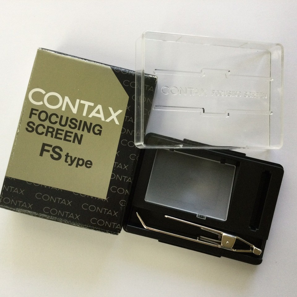 Contax Focusing Screen FS-5 type for RTSⅡ Full matte with English ...